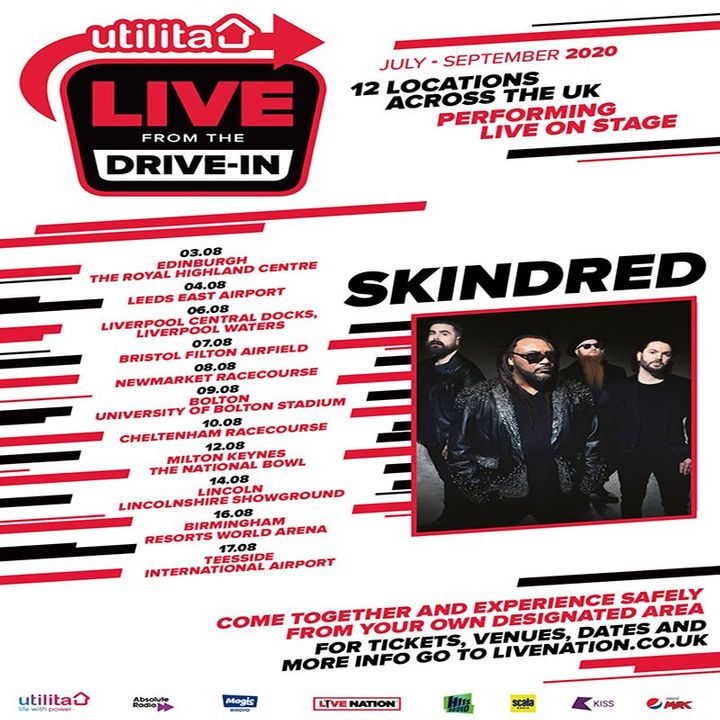 Skindred Tour Dates, Concert Tickets, & Live Streams