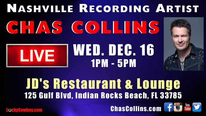 Chas Collins Tour Dates, Concert Tickets, & Live Streams