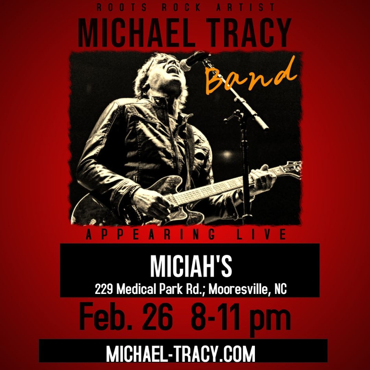 Michael Tracy Tour Dates, Concert Tickets, & Live Streams
