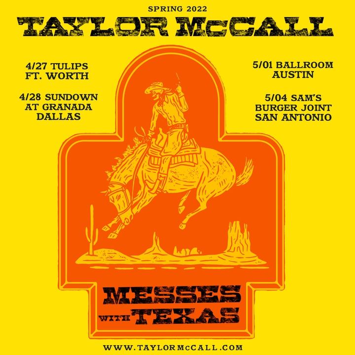 Taylor McCall Tickets, 2022 Concert Tour Dates & Details | Bandsintown