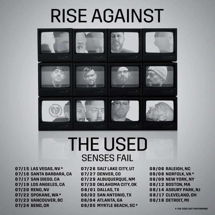 Rise Against Tickets, 2022 Concert Tour Dates & Details | Bandsintown