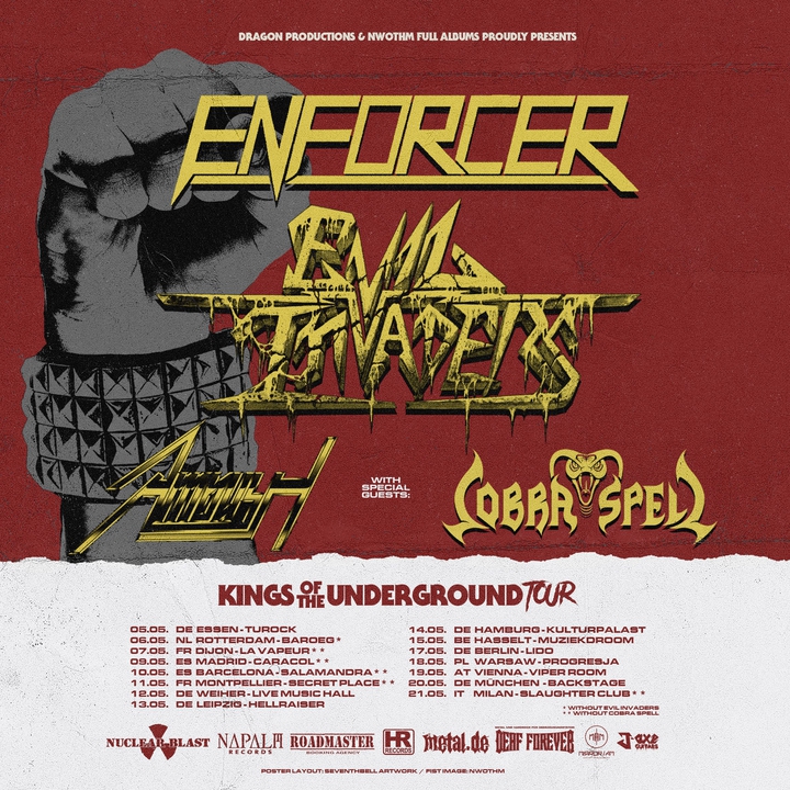 Enforcer Tickets, 2022 Concert Tour Dates & Details | Bandsintown