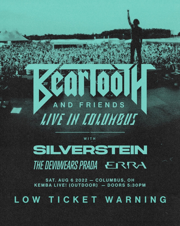 Beartooth Tickets, 2022 Concert Tour Dates & Details | Bandsintown