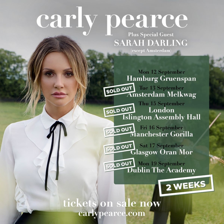 Carly Pearce Concert Tickets: 2023 Live Tour Dates | Bandsintown