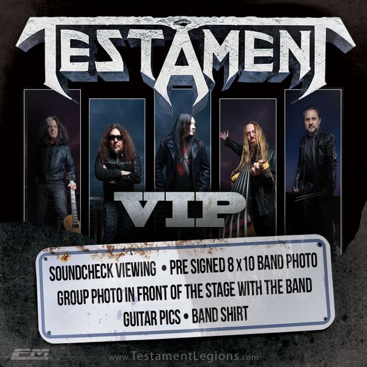 Testament Tickets, 2022 Concert Tour Dates & Details | Bandsintown