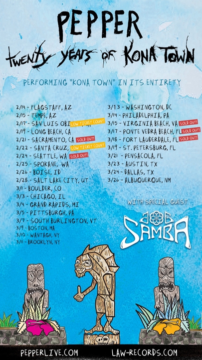 Pepper Concert Tickets: 2023 Live Tour Dates | Bandsintown