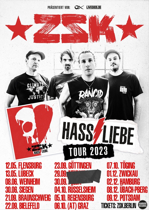 ZSK Concert Tickets: 2023 Live Tour Dates | Bandsintown