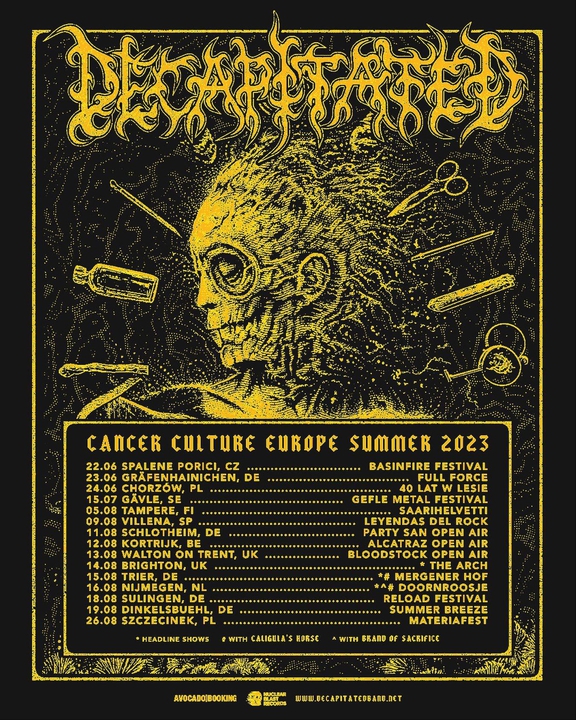 Decapitated Concert Tickets: 2023 Live Tour Dates | Bandsintown