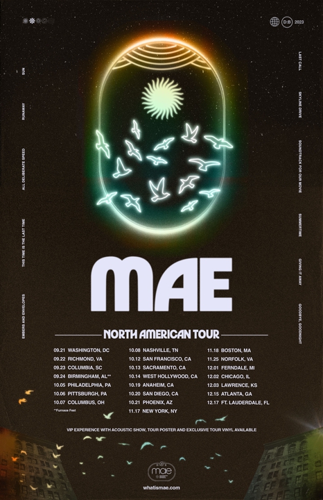 Mae Concert Tickets: 2023 Live Tour Dates | Bandsintown