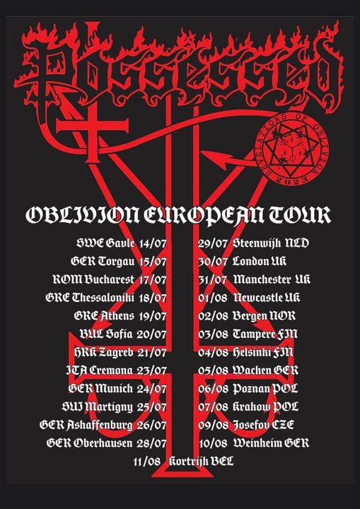 Possessed Concert Tickets: 2023 Live Tour Dates | Bandsintown