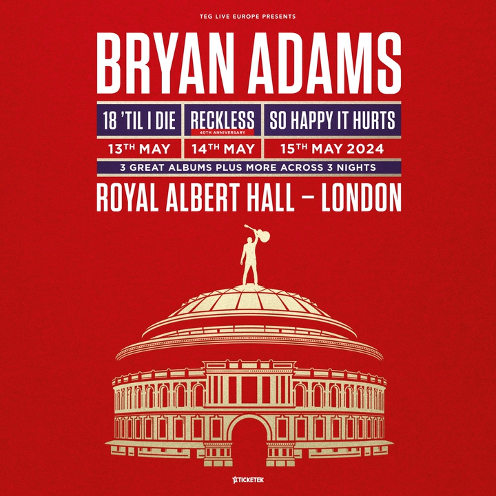 Bryan Adams Concerts & Live Tour Dates: 2023-2024 Tickets | Bandsintown
