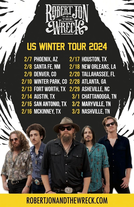 Robert Jon & the Wreck Concerts & Live Tour Dates: 2024-2025 Tickets ...