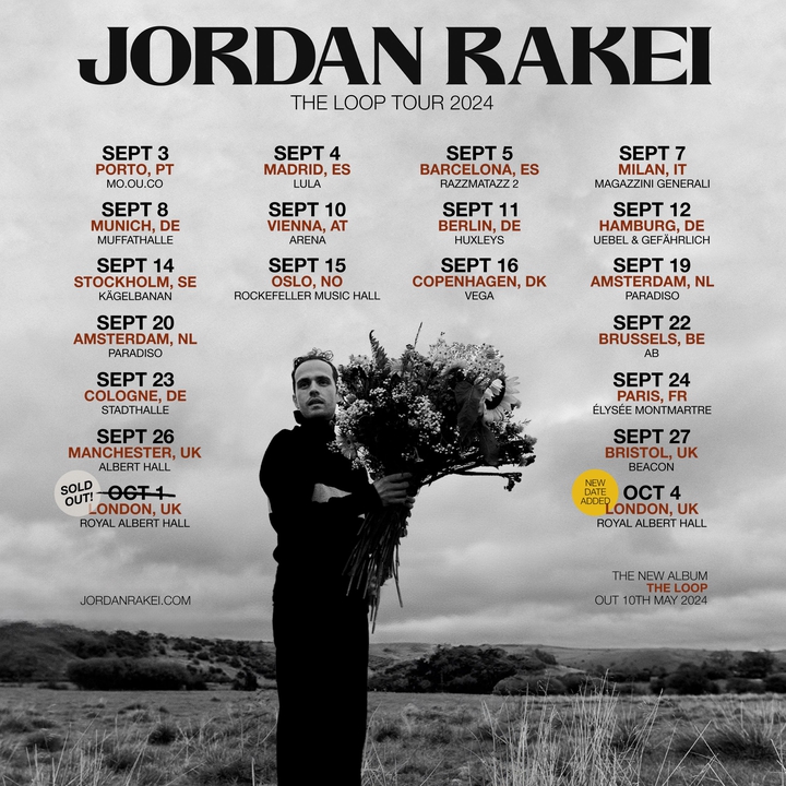 Jordan Rakei Concerts & Live Tour Dates: 2024-2025 Tickets | Bandsintown