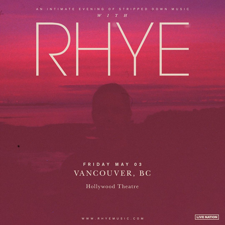 Rhye Concerts & Live Tour Dates: 2024-2025 Tickets | Bandsintown