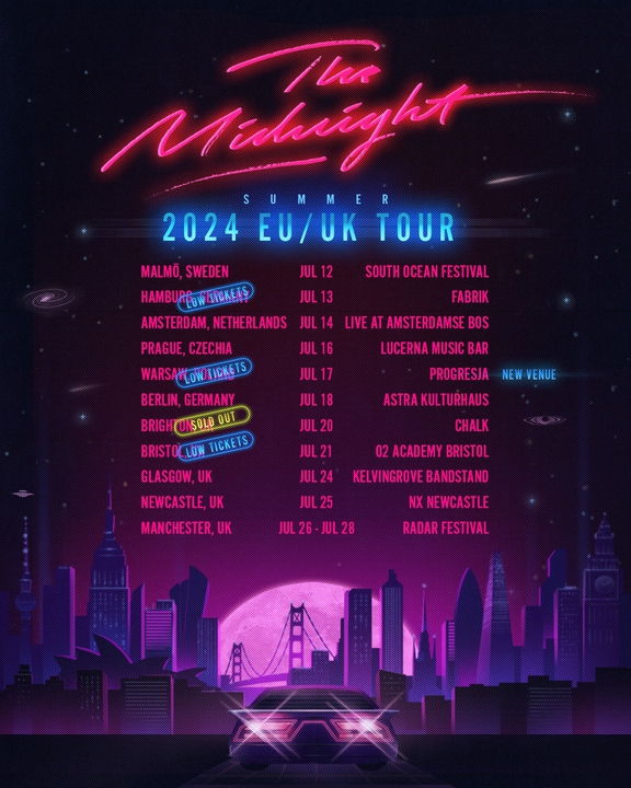 The Midnight Concerts & Live Tour Dates: 2024-2025 Tickets | Bandsintown