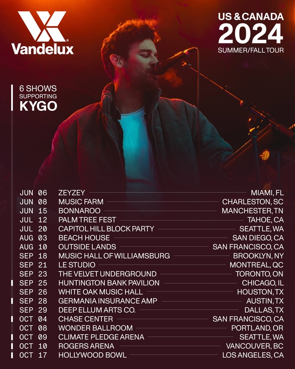 Vandelux Concerts & Live Tour Dates: 2024-2025 Tickets | Bandsintown