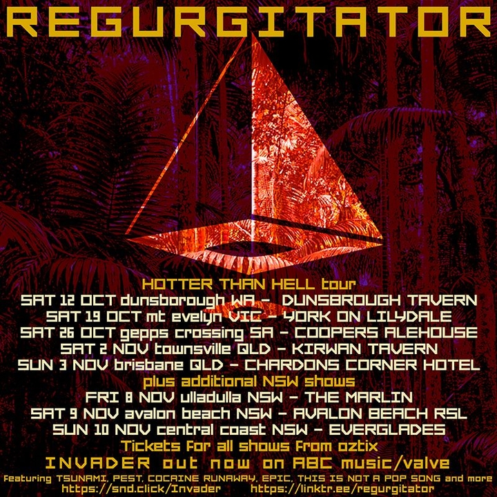 Regurgitator Concerts & Live Tour Dates: 2024-2025 Tickets | Bandsintown