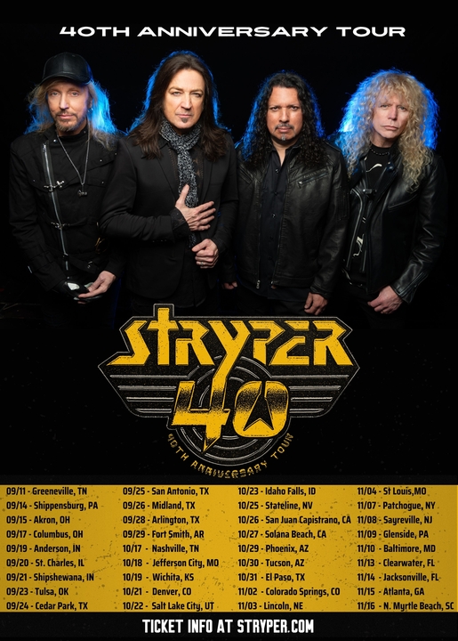 Stryper Concerts & Live Tour Dates: 2024-2025 Tickets | Bandsintown
