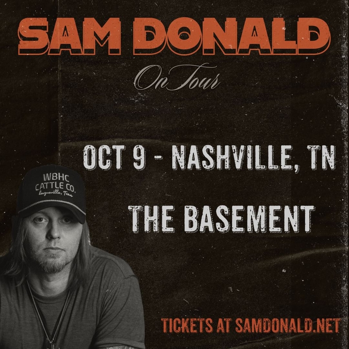 Sam Donald Concerts & Live Tour Dates: 2025-2026 Tickets | Bandsintown