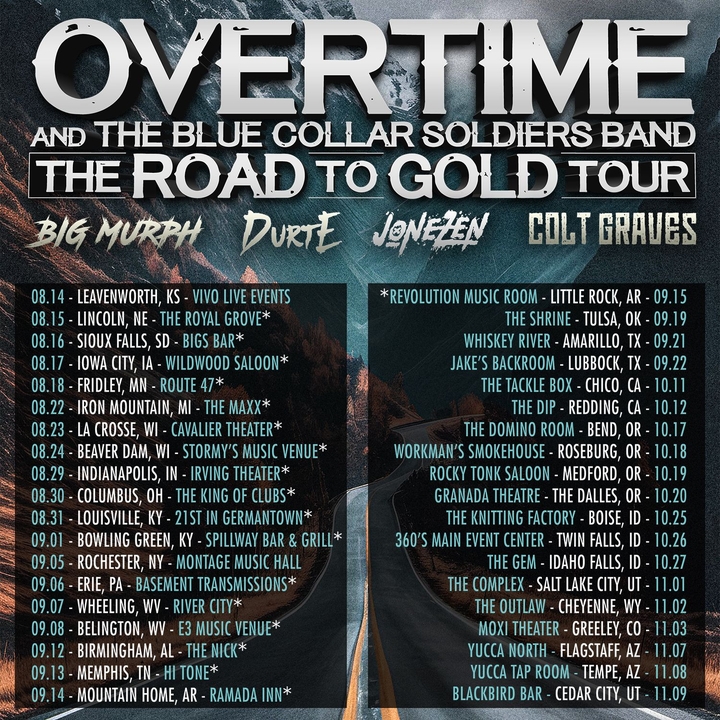 Overtime Concerts & Live Tour Dates: 2024-2025 Tickets | Bandsintown