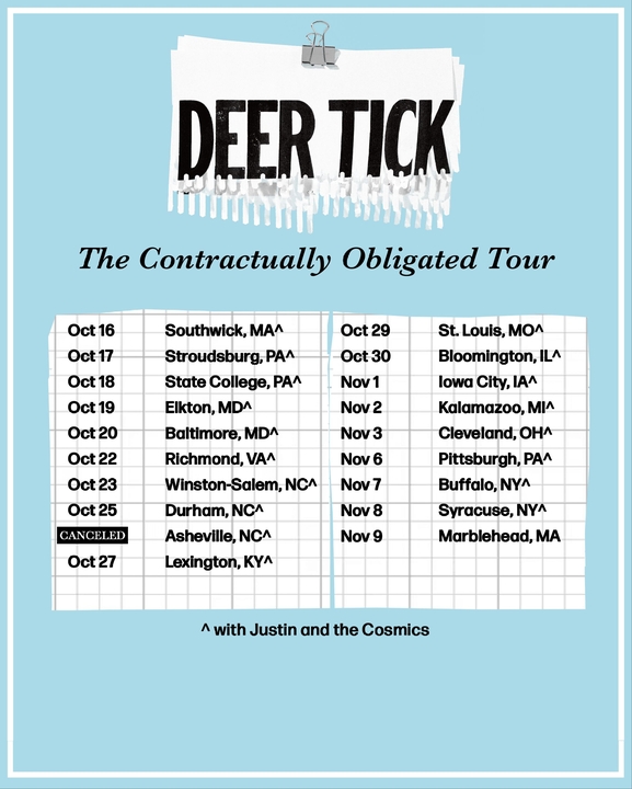 Deer Tick Concerts & Live Tour Dates: 2024-2025 Tickets | Bandsintown