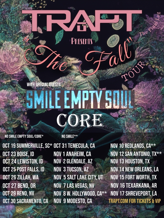 Trapt Concerts & Live Tour Dates: 2024-2025 Tickets | Bandsintown