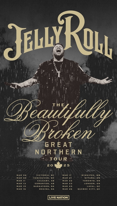 Jelly Roll Concerts & Live Tour Dates: 2024-2025 Tickets | Bandsintown