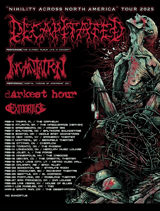 Decapitated Concerts & Live Tour Dates: 2025-2026 Tickets | Bandsintown