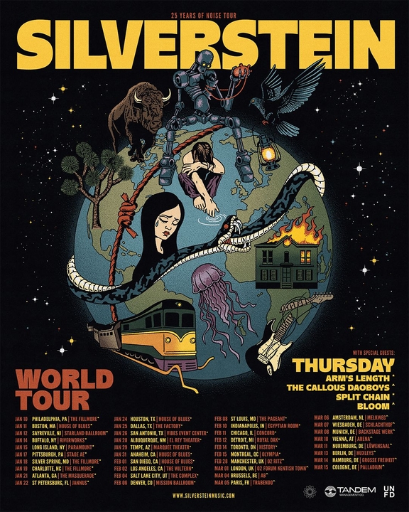 Silverstein Concerts & Live Tour Dates: 2025-2026 Tickets | Bandsintown
