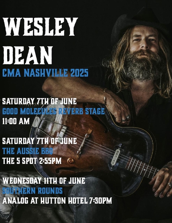 Wesley Dean Concerts & Live Tour Dates: 2025-2026 Tickets | Bandsintown