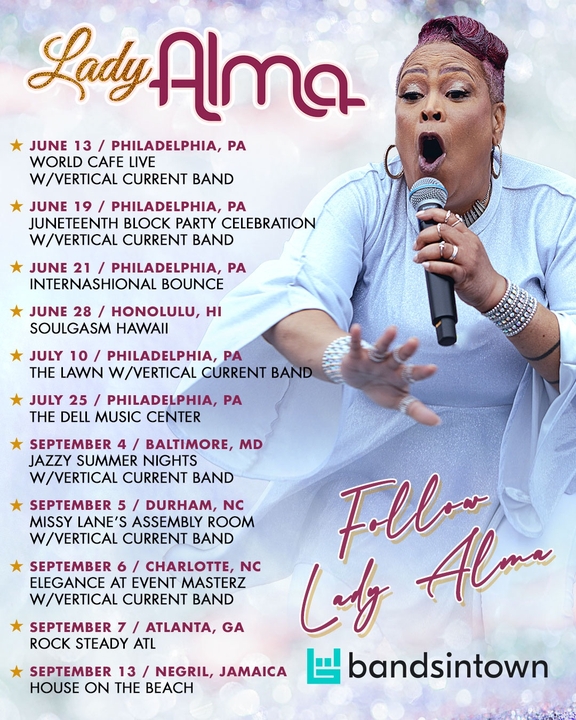 Lady Alma Concerts & Live Tour Dates: 2025-2026 Tickets | Bandsintown