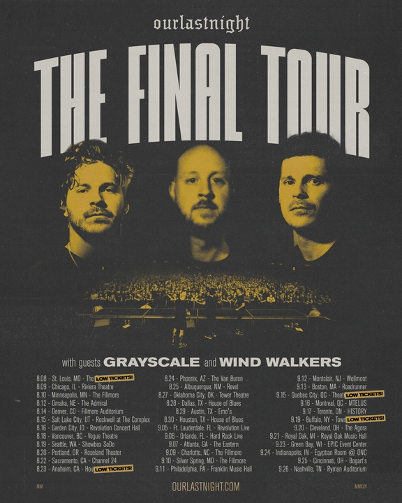 Our Last Night Concerts & Live Tour Dates: 2025-2026 Tickets | Bandsintown