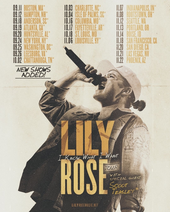 Lily Rose Concerts & Live Tour Dates: 2025-2026 Tickets | Bandsintown