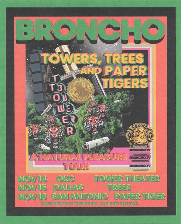 BRONCHO Concerts & Live Tour Dates: 2025-2026 Tickets | Bandsintown