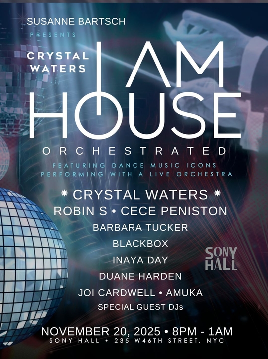 Crystal Waters Concerts & Live Tour Dates: 2026-2027 Tickets | Bandsintown