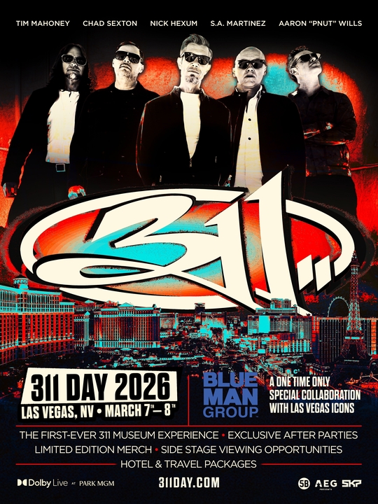 311 Concerts & Live Tour Dates: 2026-2027 Tickets | Bandsintown