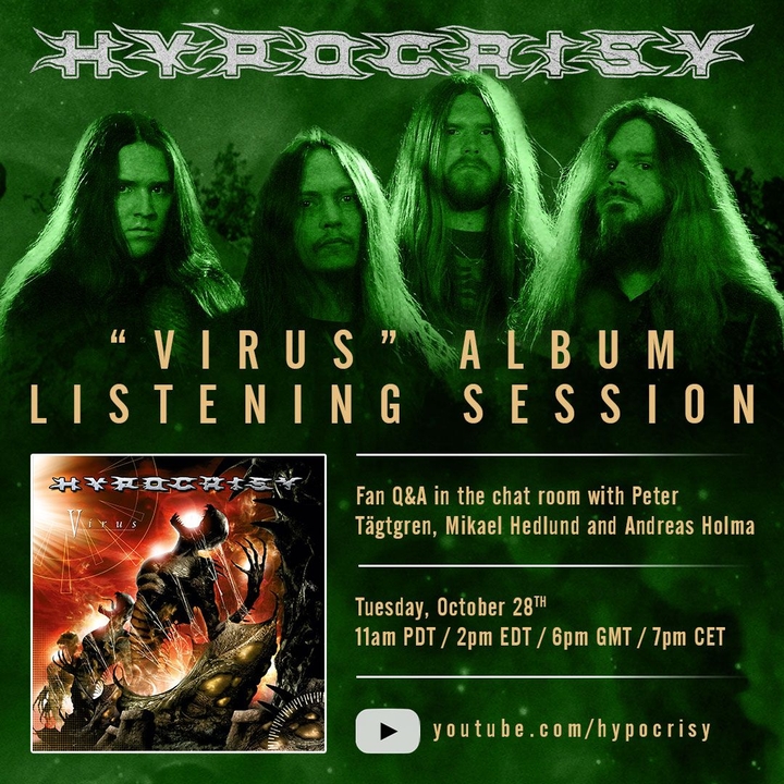 Hypocrisy Concerts & Live Tour Dates: 2026-2027 Tickets | Bandsintown