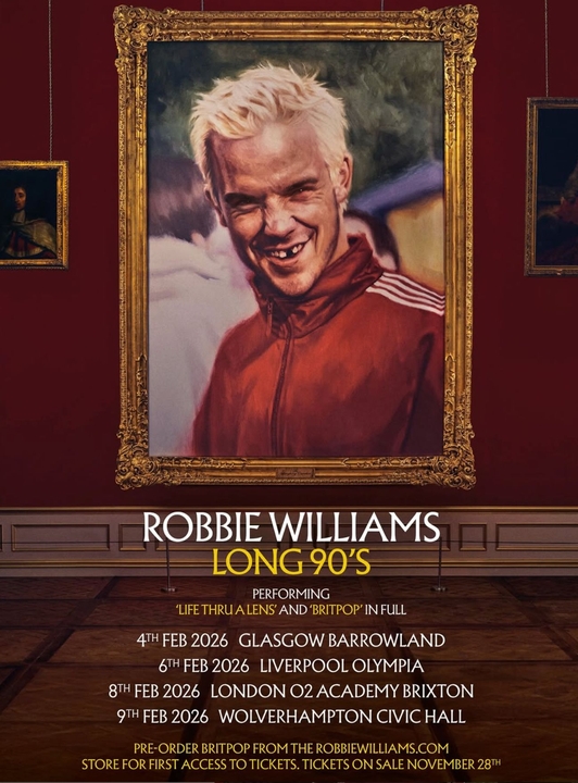 Robbie Williams Concerts & Live Tour Dates: 2026-2027 Tickets | Bandsintown