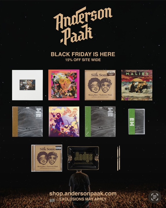 Anderson .Paak Concerts & Live Tour Dates: 2026-2027 Tickets | Bandsintown