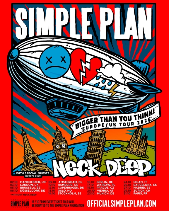 Simple Plan Concerts & Live Tour Dates: 2026-2027 Tickets | Bandsintown