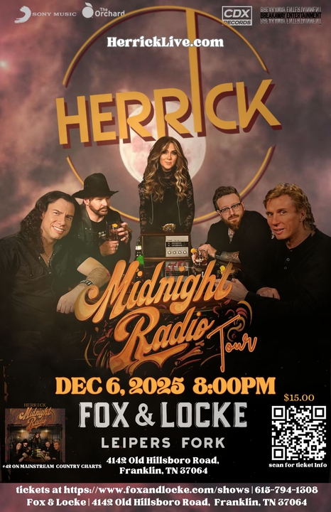 Herrick Concerts & Live Tour Dates: 2025-2026 Tickets | Bandsintown
