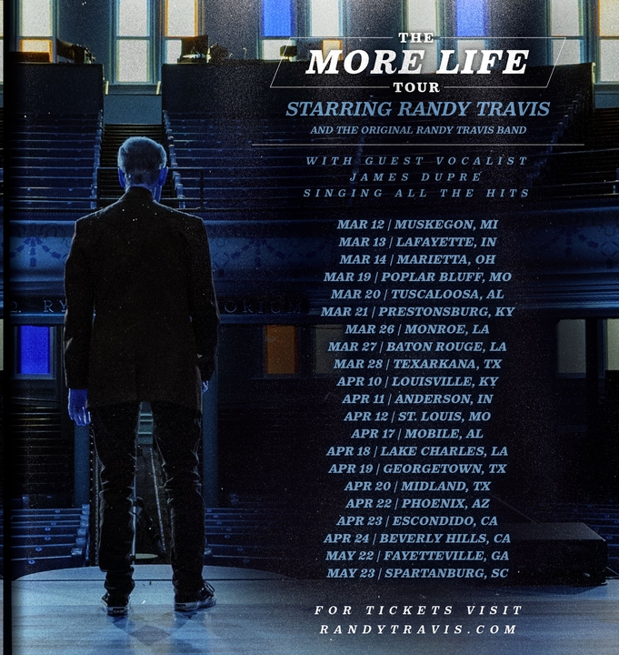 Randy Travis Concerts & Live Tour Dates: 2026-2027 Tickets | Bandsintown