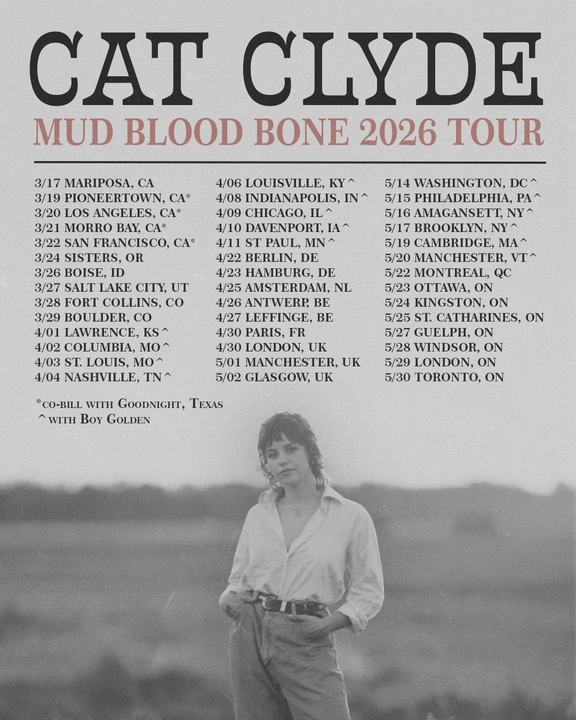 Cat Clyde Concerts & Live Tour Dates: 2026-2027 Tickets | Bandsintown
