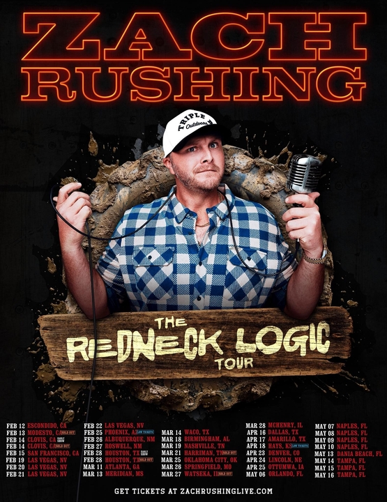 Zach Rushing Comedy Tour Dates: 2026-2027 Shows & Concert Tickets ...