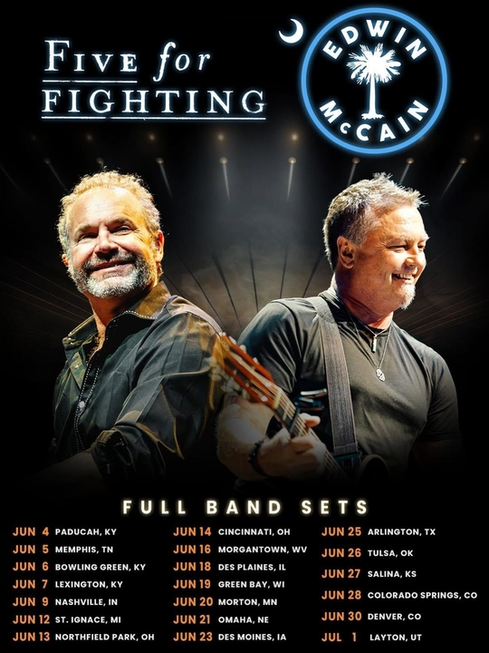Five for Fighting Concerts & Live Tour Dates: 2026-2027 Tickets ...