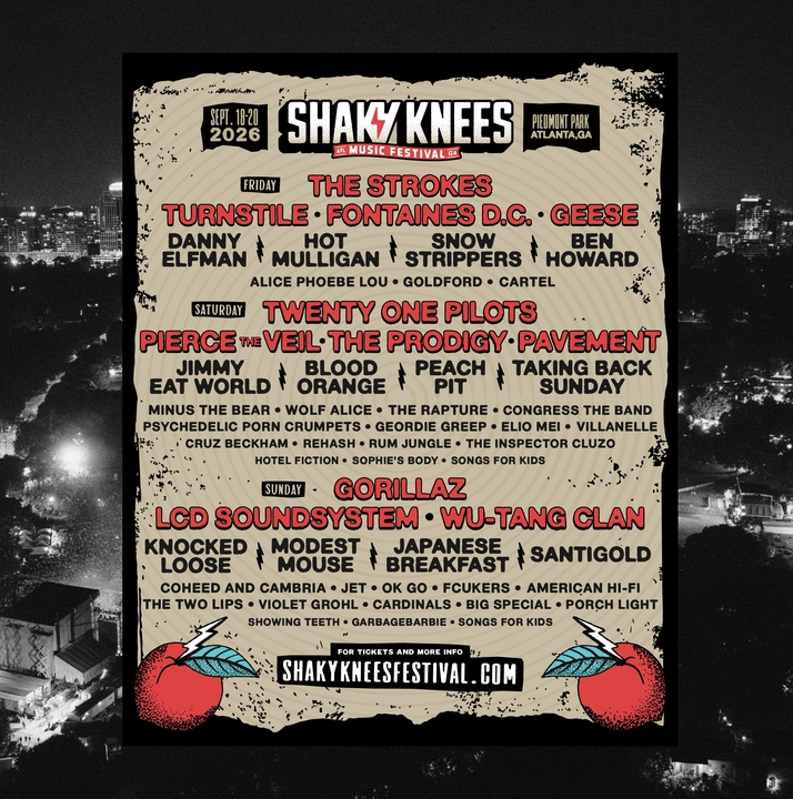 Shaky Knees 2026 Tickets - Atlanta | Bandsintown