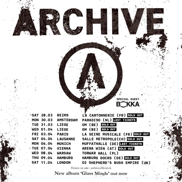 Archive Concerts & Live Tour Dates: 2026-2027 Tickets | Bandsintown