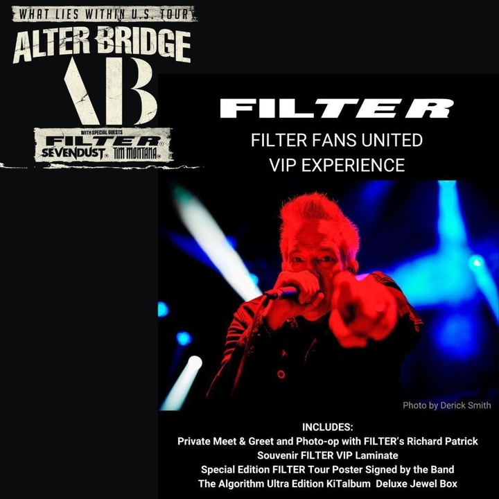 Filter Concerts & Live Tour Dates: 2026-2027 Tickets | Bandsintown