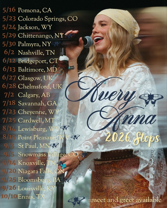 Avery Anna Concerts & Live Tour Dates: 2026-2027 Tickets | Bandsintown