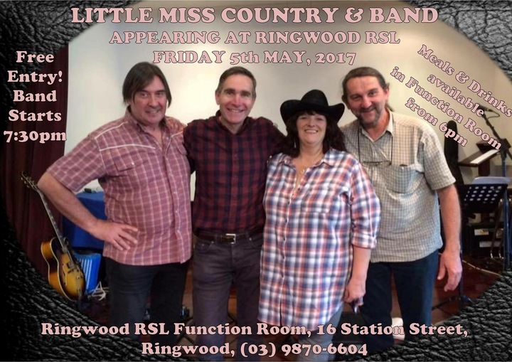 Bandsintown | Little Miss Country Tickets - Ringwood RSL, 16 Station ...
